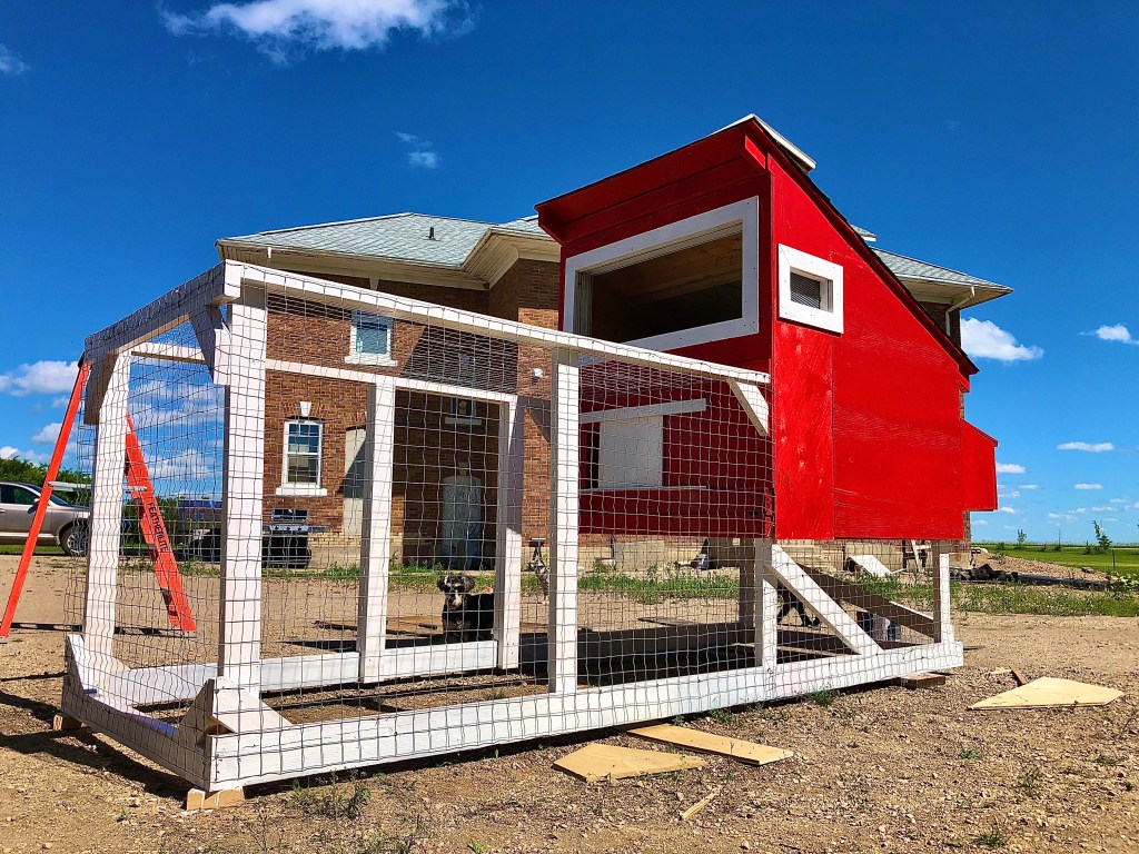 Luxury Chicken Tractor on a BUDGET – Old House on the Prairie